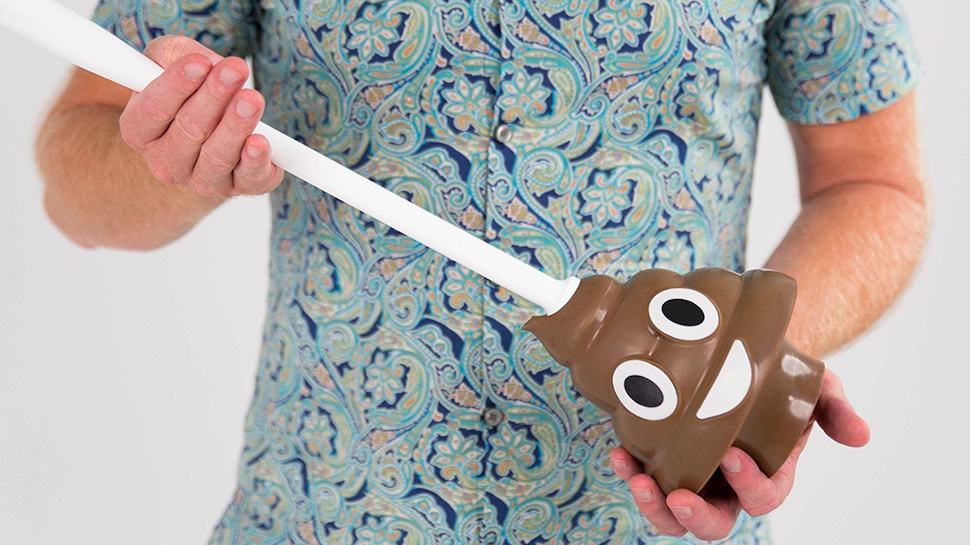 This Poop Emoji Toilet Plunger Is Extremely Appropriate - Nerdist