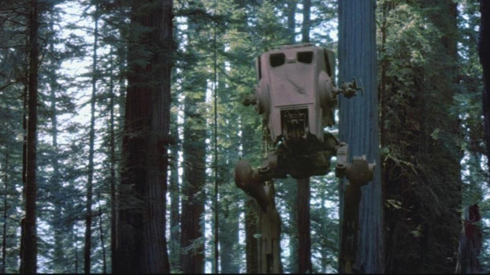 This STAR WARS AT-ST Appeared in the UK and No One Knows Why - Nerdist