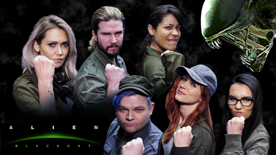 Teams Nerdist and Geek & Sundry Take the Alien Blackout Challenge - Nerdist