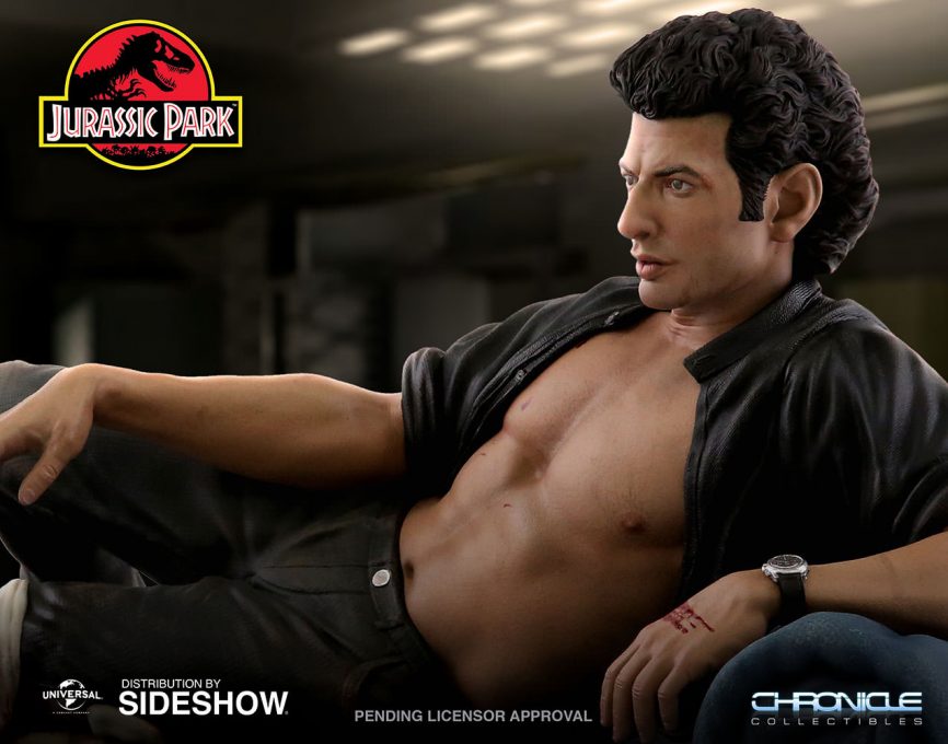 Sexy Goldblum JURASSIC PARK Statue from Sideshow Toys - Nerdist