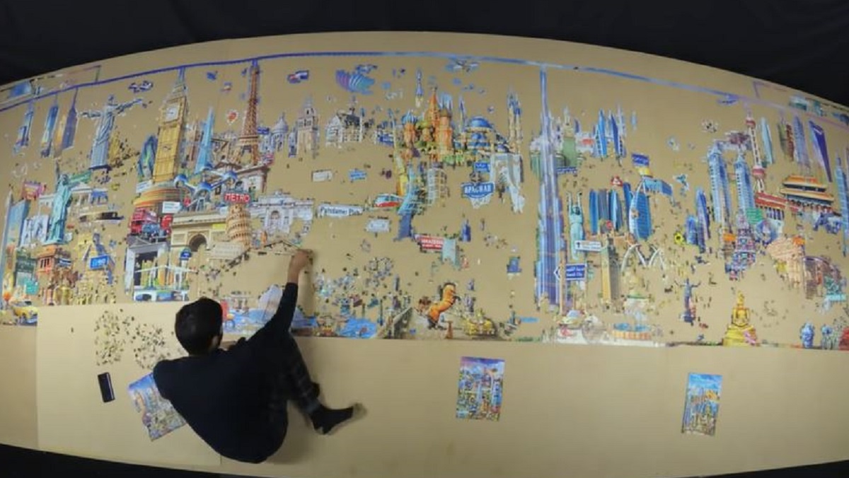 Watch The World s Largest Jigsaw Puzzle Come Together Nerdist