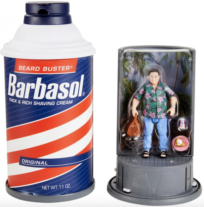 New Dennis Nedry Figure Comes in Shaving Cream Packaging - Nerdist