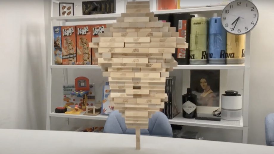 Jenga Tower Balancing On One Block World Record Broken Again - Nerdist