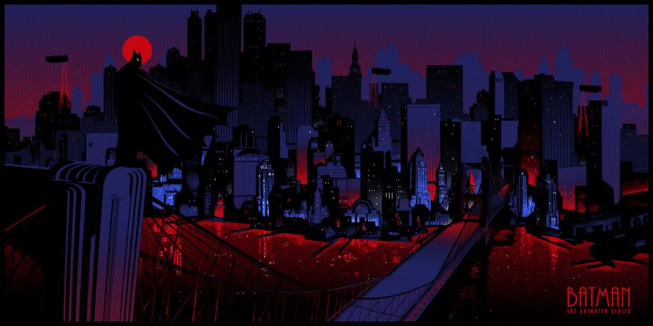 New BATMAN: THE ANIMATED SERIES Prints Evoke Gotham's Art Deco - Nerdist