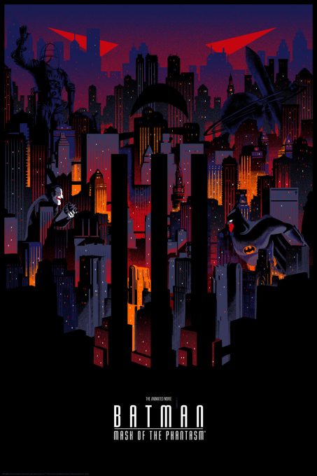 New BATMAN: THE ANIMATED SERIES Prints Evoke Gotham's Art Deco - Nerdist