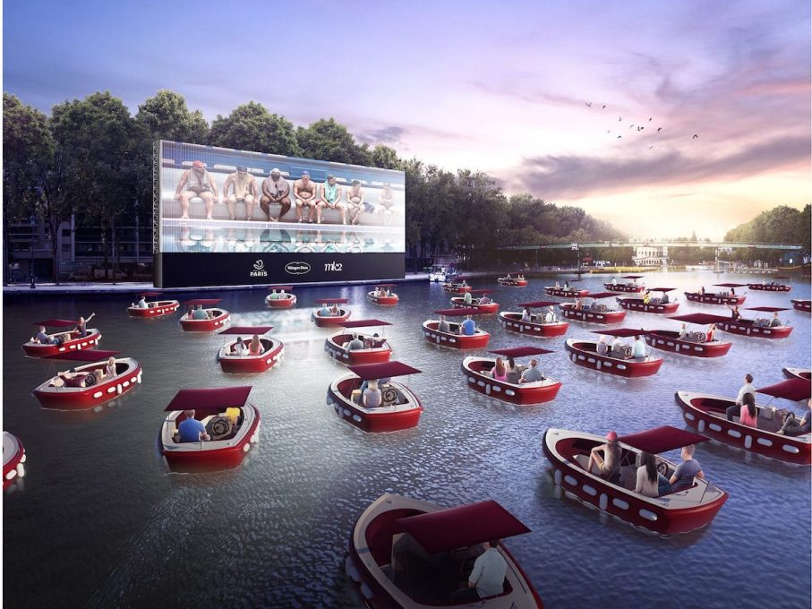 Paris' Floating Theater is a Drive-In for Boats - Nerdist