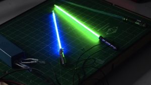 Learn How to Make Fluorescent Mini-Lightsabers - Nerdist