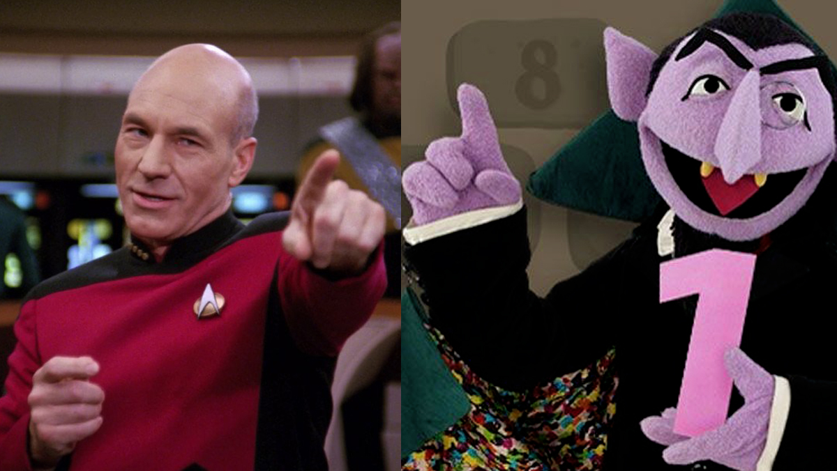 Watch Patrick Stewart Help the Count on SESAME STREET - Nerdist