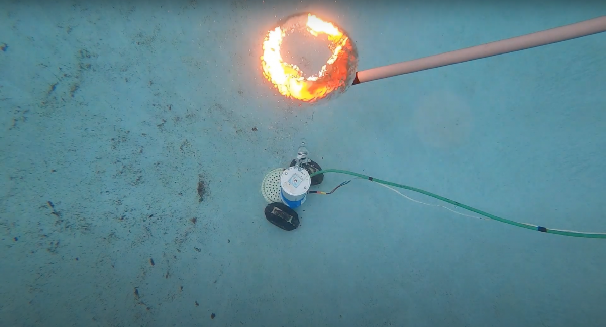 Watch a Machine Blow Underwater Fire Rings in Slow-Mo - Nerdist