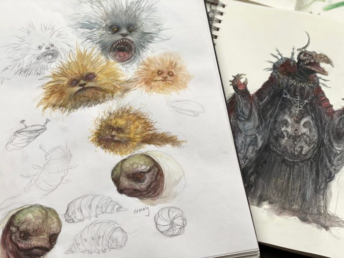 THE DARK CRYSTAL BESTIARY Artist Shares Her Process and Sketches - Nerdist
