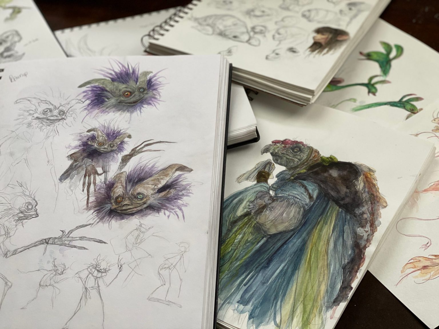 THE DARK CRYSTAL BESTIARY Artist Shares Her Process and Sketches - Nerdist