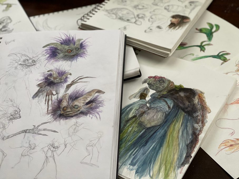 THE DARK CRYSTAL BESTIARY Artist Shares Her Process and Sketches - Nerdist