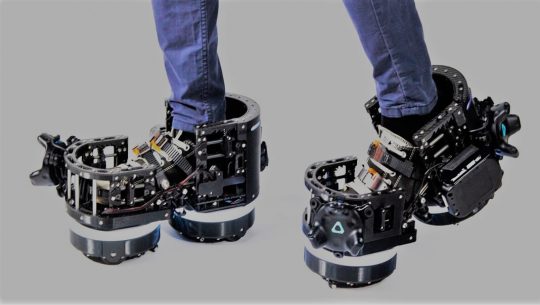These Robot Boots Let You Walk in VR Worlds Without Moving - Nerdist