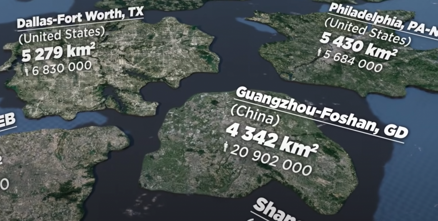 Comparing the Sizes of the World's Largest Major Cities - Nerdist