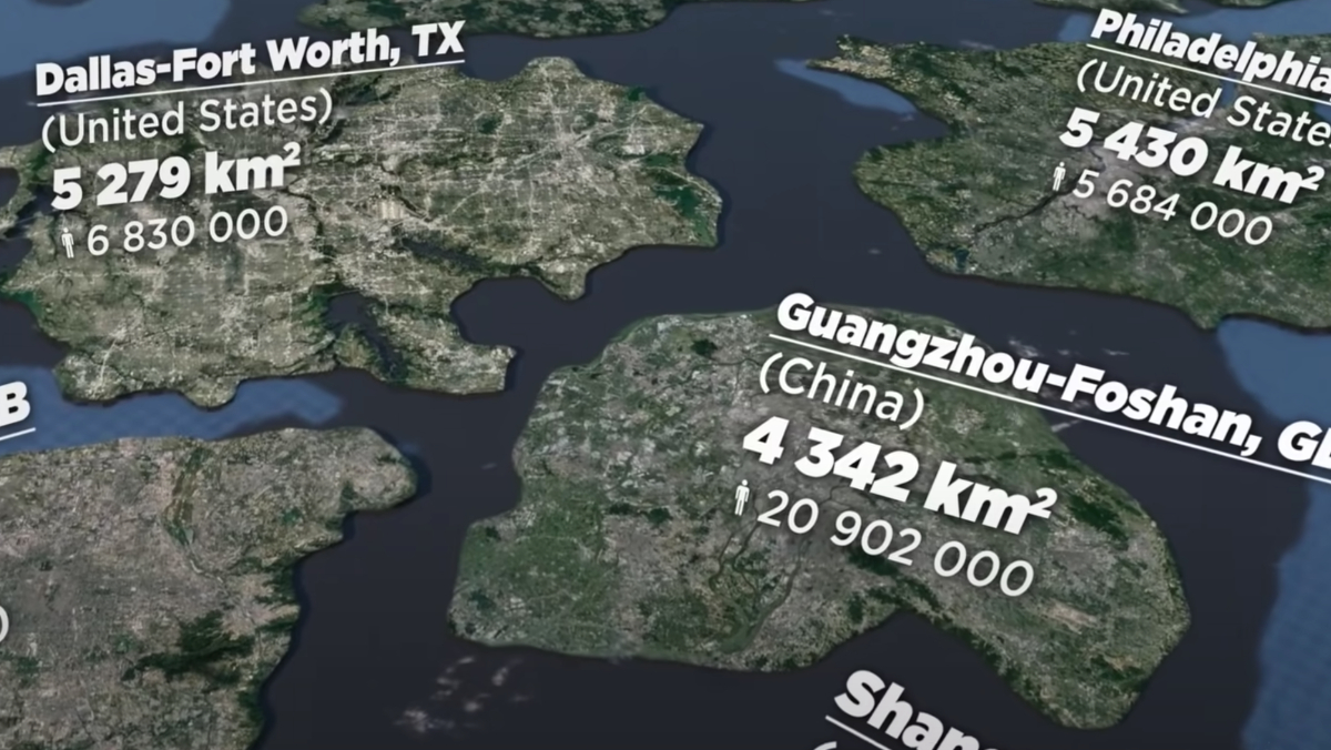 Comparing The Sizes Of The World s Largest Major Cities Nerdist