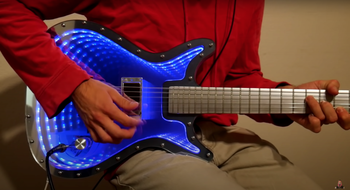 This Infinity Mirror Guitar Is a Psychedelic Escape - Nerdist