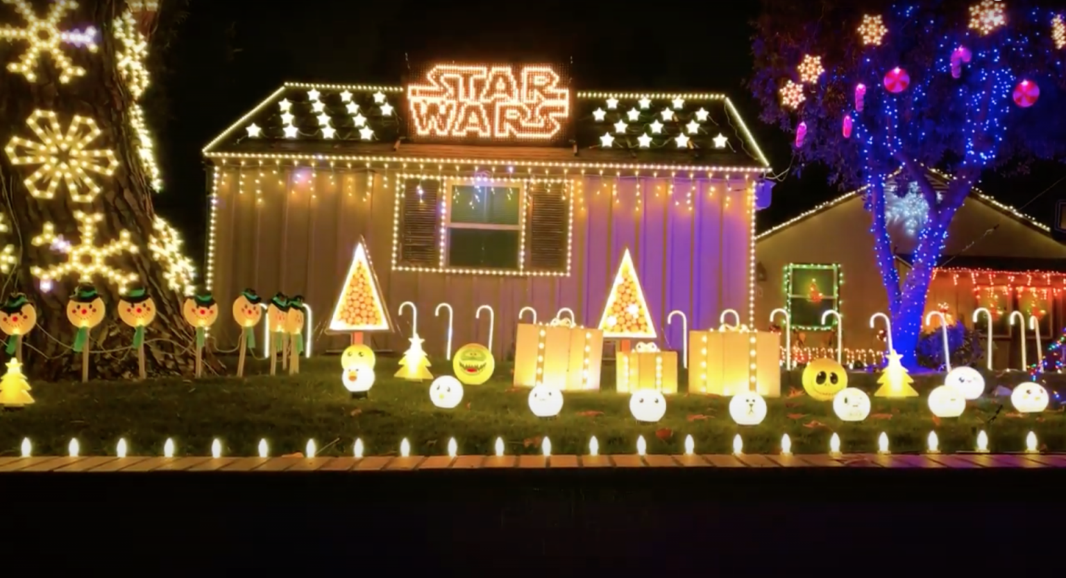 STAR WARS Disco Light Show Puts on a Dazzling Display - Nerdist