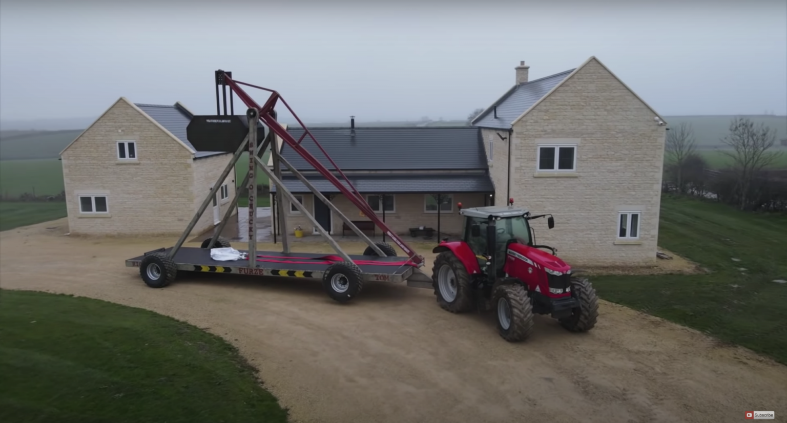 This Massive Homemade Trebuchet Can Launch Washing Machines - Nerdist