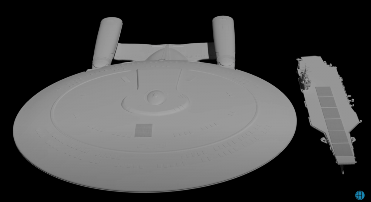 This Video Calculates How Huge STAR TREK's Enterprise-D Is - Nerdist