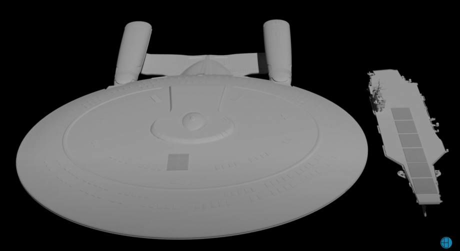 This Video Calculates How Huge STAR TREK's Enterprise-D Is - Nerdist