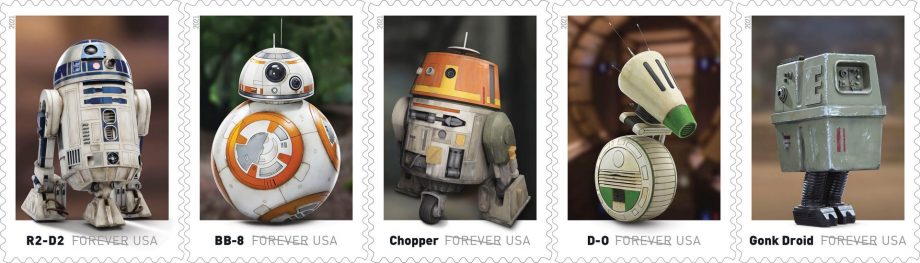 USPS Announces New STAR WARS Droid Stamp Set - Nerdist