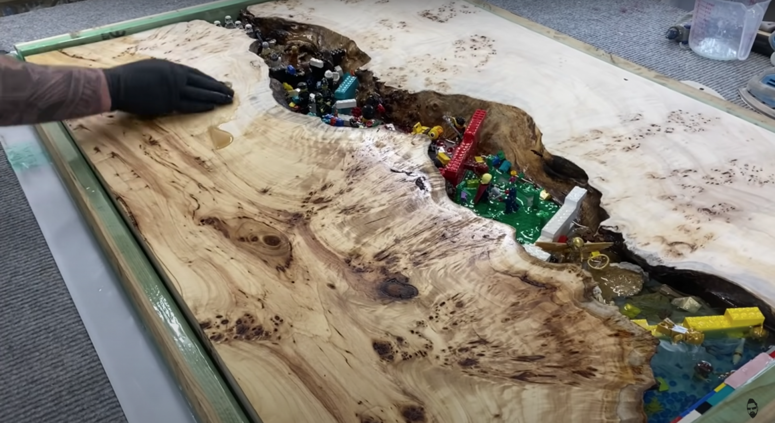 10,000-Piece LEGO Waterfall Table Stimulates the Imagination - Nerdist