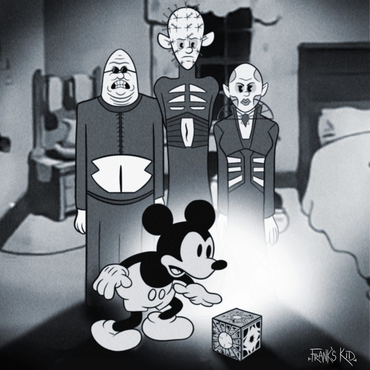 Disney Toons Meet Horror Icons in Spooktacular Fan Art - Nerdist