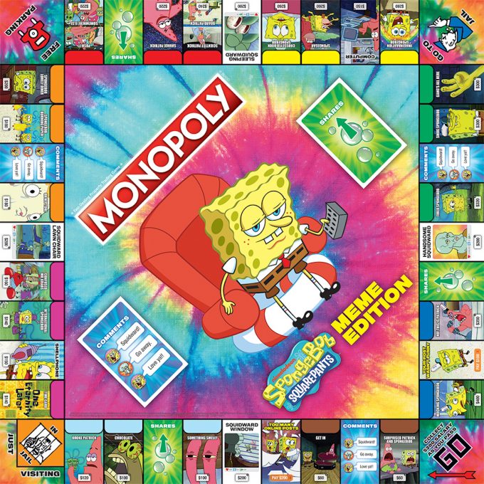 SPONGEBOB Memes Are Currency in the Latest MONOPOLY Game - Nerdist