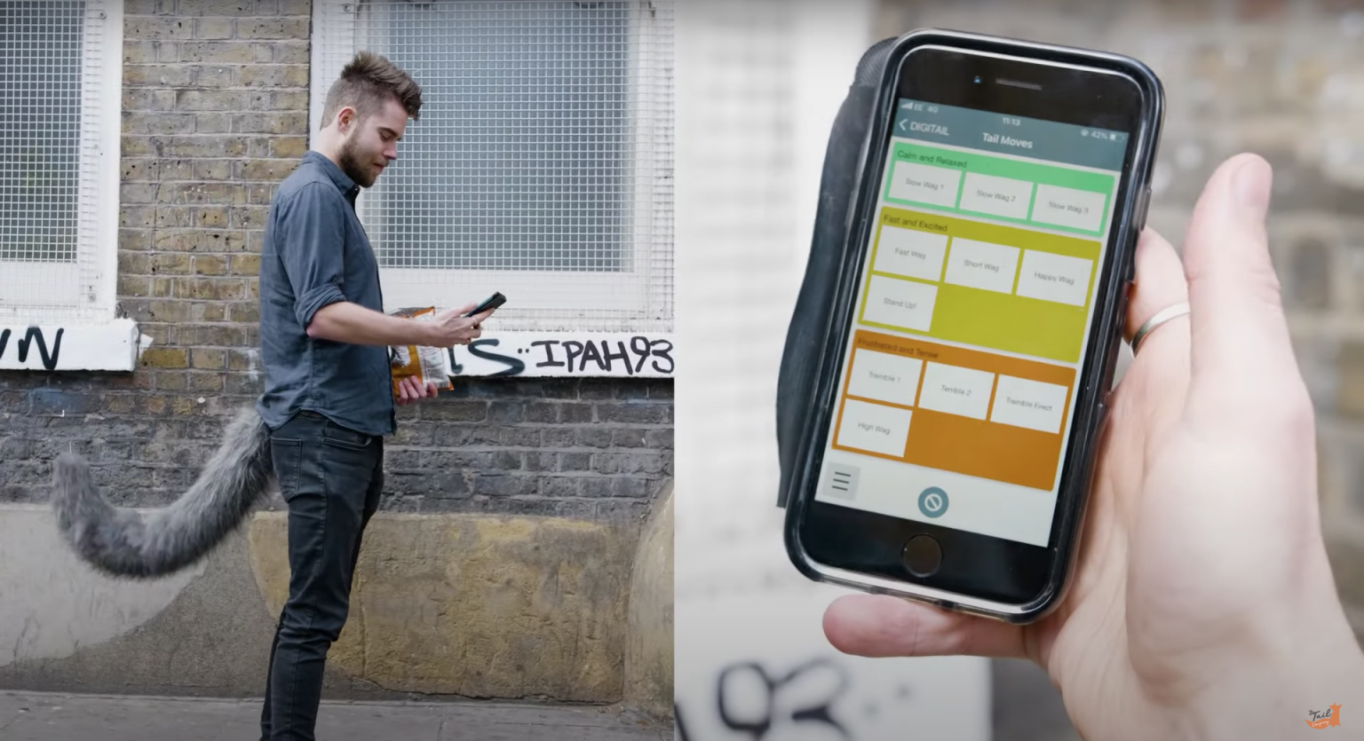 Bluetooth Animatronic Tail Expresses Your Feelings Through Wags - Nerdist