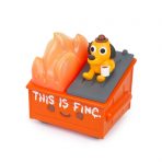 Cute Dumpster Fire Toy Meets Iconic 'This Is Fine' Comic - Nerdist