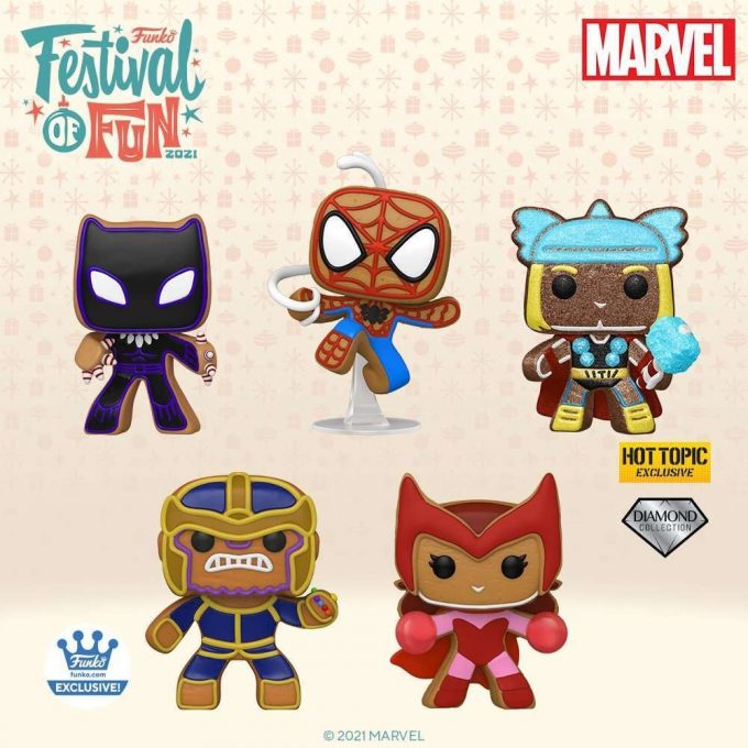 Marvel Heroes Get Gingerbread Style Funko Pop! Figures - Nerdist