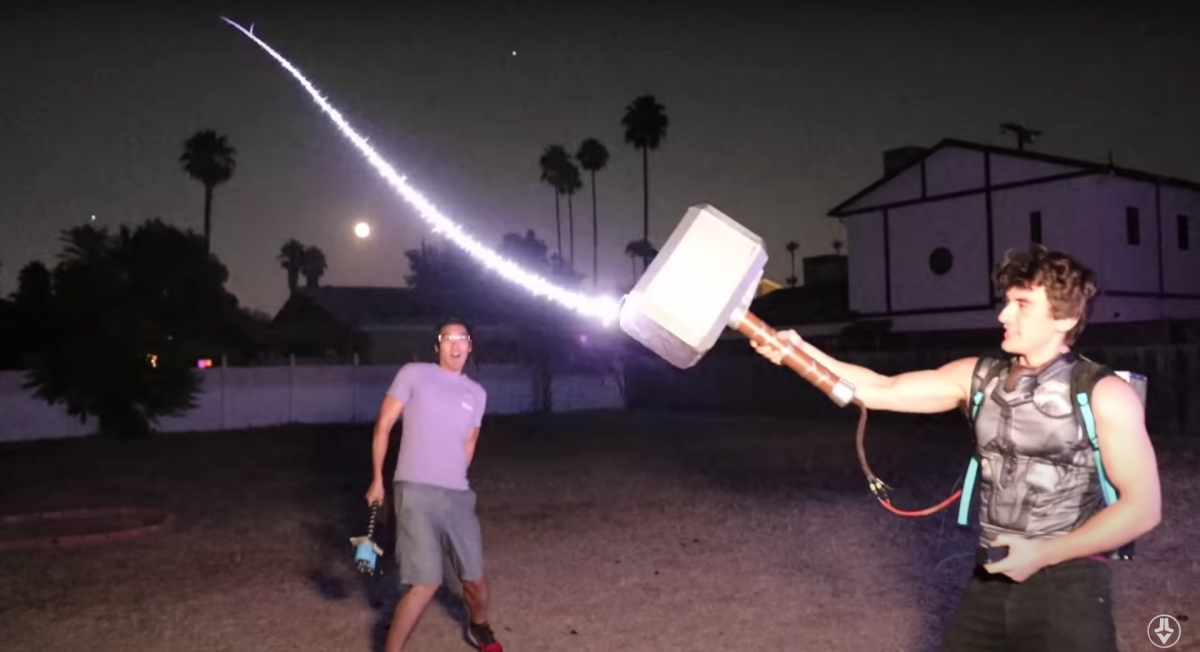 IRL Version of THOR's Hammer Shoots Lightning Bolts - Nerdist