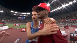 Olympic High Jumpers Share Gold Medal in Moving Moment - Nerdist