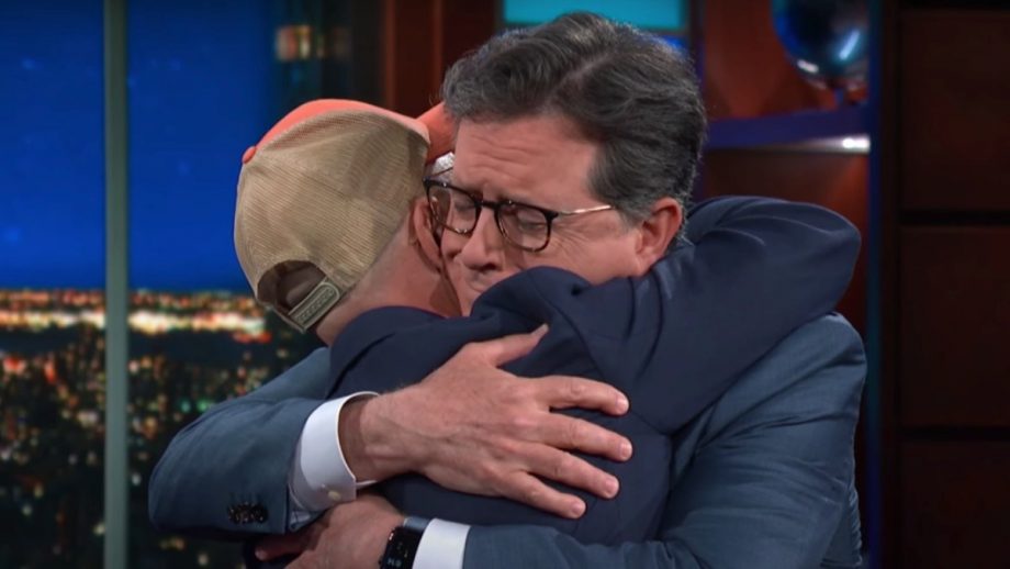 Steve from BLUE'S CLUES Gives Us All Hugs on Colbert - Nerdist