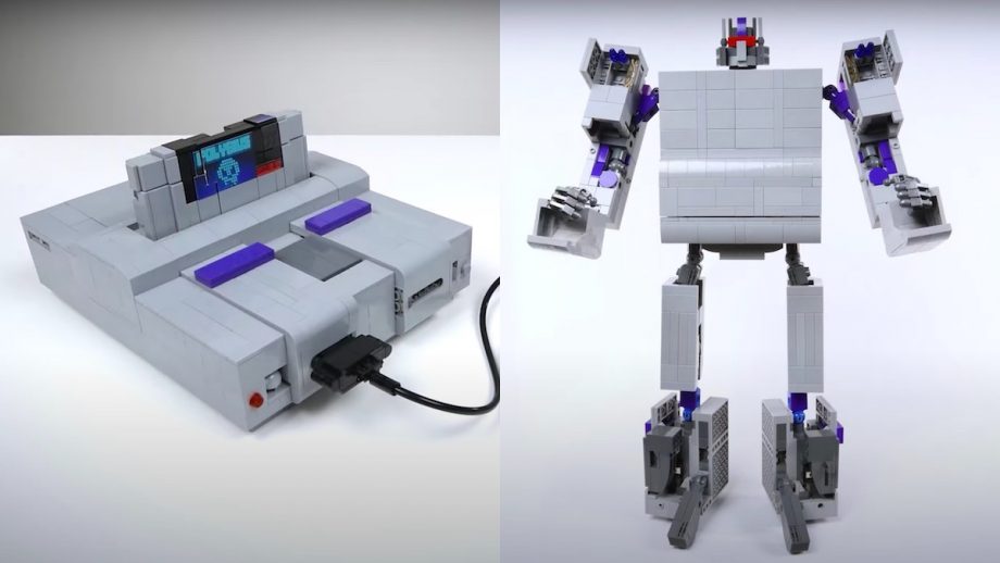 LEGO Super Nintendo Model Is Really a Giant Transformer - Nerdist