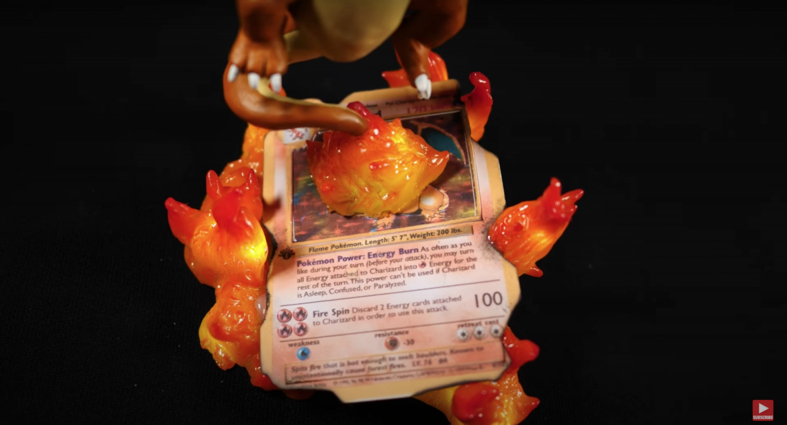 Charizard Statue Made with Fake $200,000 Card Is Fiery Fun - Nerdist