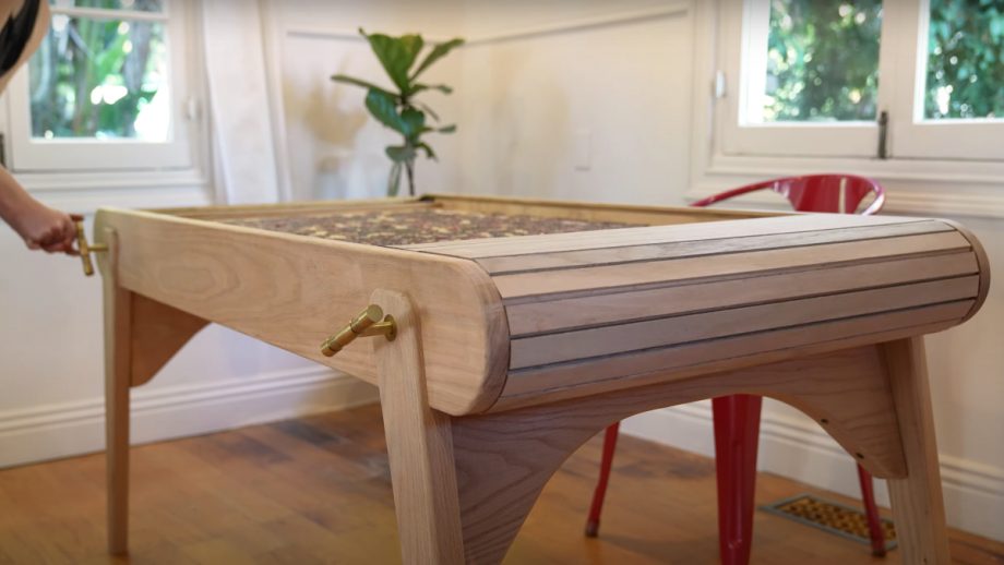 This Puzzle Table Is a Jigsaw Lover's Dream Setup - Nerdist