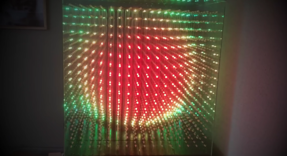 This LED Light Cube Has 4,000+ Lights and Makes 3D Rainbows - Nerdist