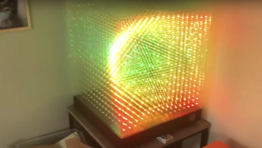 This LED Light Cube Has 4,000+ Lights and Makes 3D Rainbows - Nerdist