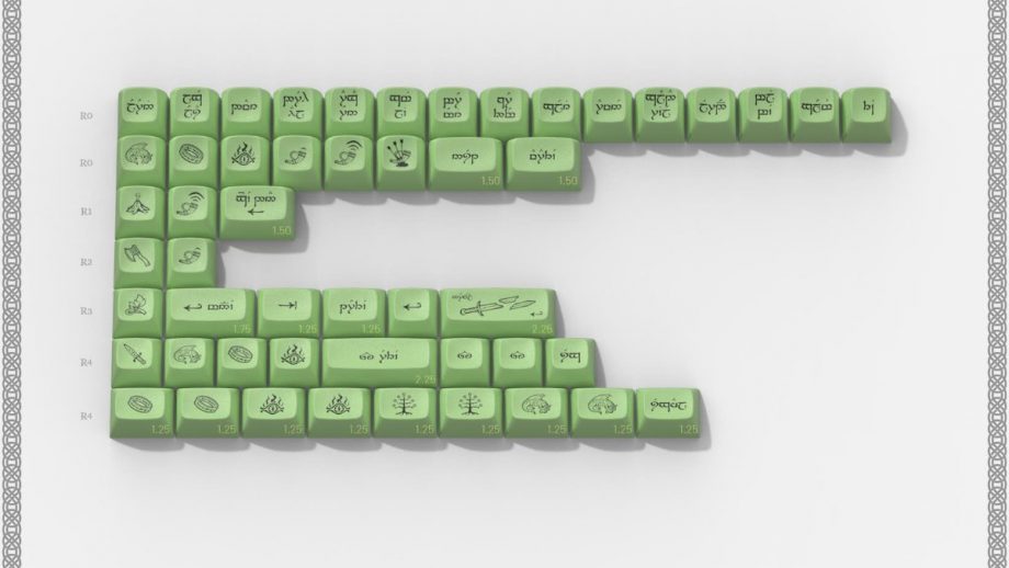 Type in Elvish and Dwarvish With These LOTR Keyboard Keycaps - Nerdist