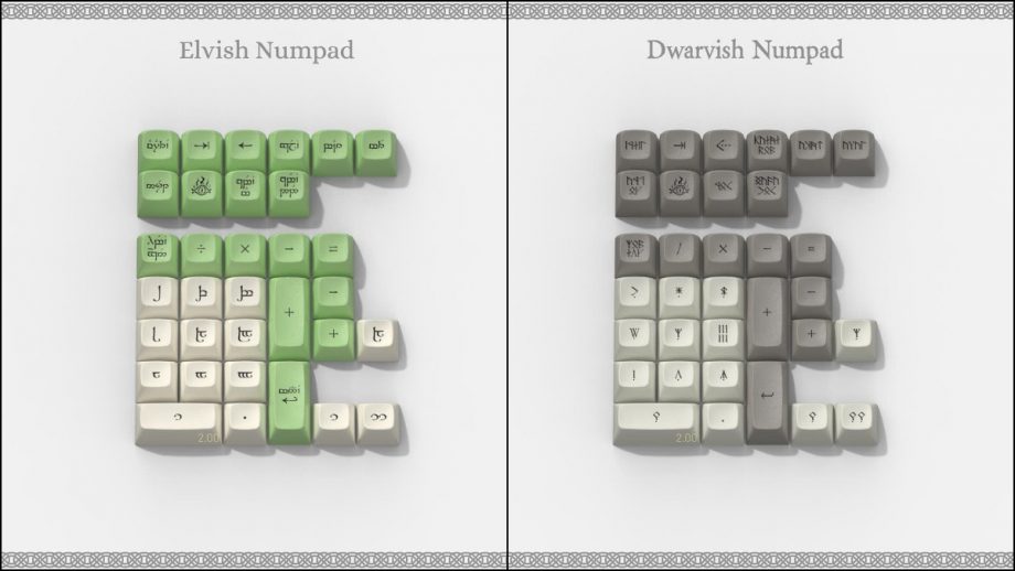Type in Elvish and Dwarvish With These LOTR Keyboard Keycaps - Nerdist