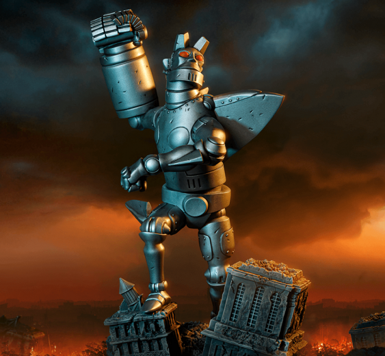 Giant Robot Hellboy Statue is a Beautiful Mechanical Monster - Nerdist