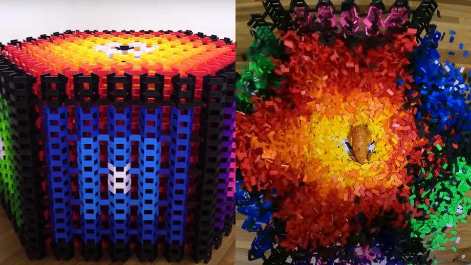 Watch 13,000 Dominos Dramatically Collapse in Slow Motion - Nerdist