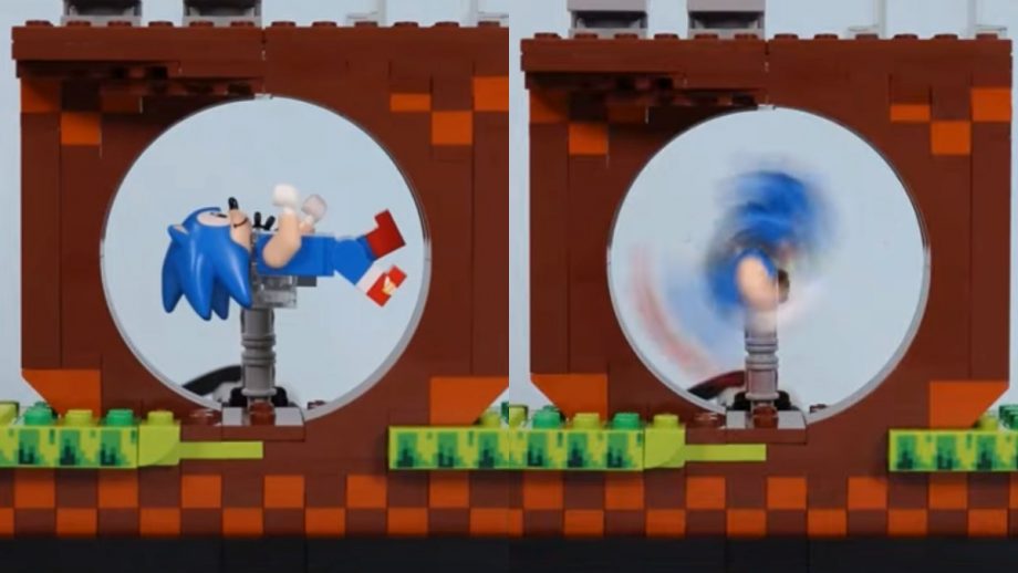 SONIC LEGO Build Spins the Hedgehog At Super Speeds - Nerdist
