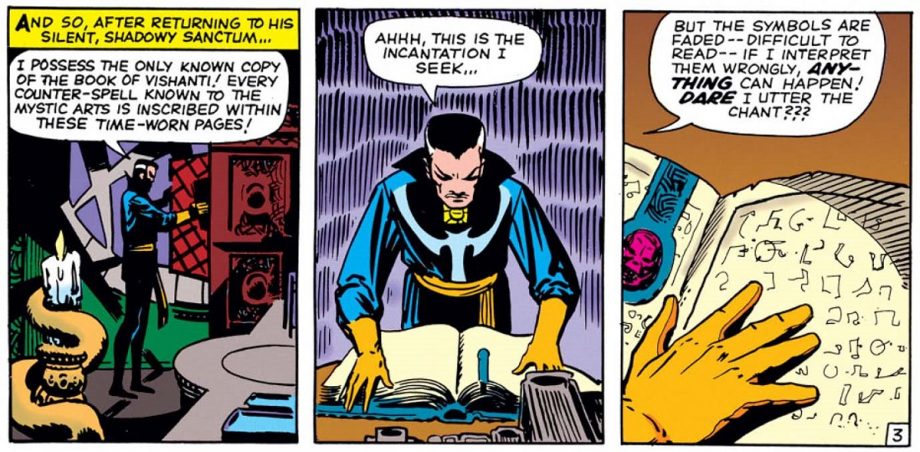 The Comics History of Doctor Strange's Book of the Vishanti - Nerdist