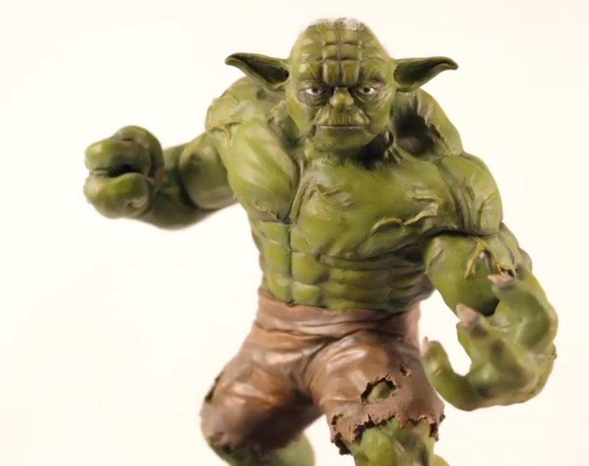 This Yoda and Hulk Mashup Figure Is Horrifying and Perfect - Nerdist