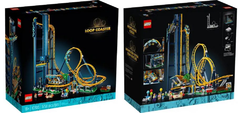 Impressive LEGO Roller Coaster Set Features Two Full Loops - Nerdist