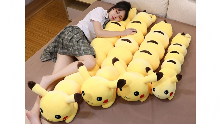 Relax with Pikachu Body Pillows That Look Like Caterpillars - Nerdist