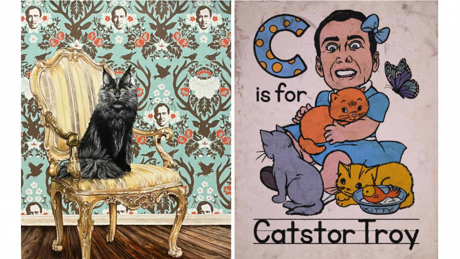 Preview the Art Show Entirely Inspired by Nicolas Cage and His Cat ...