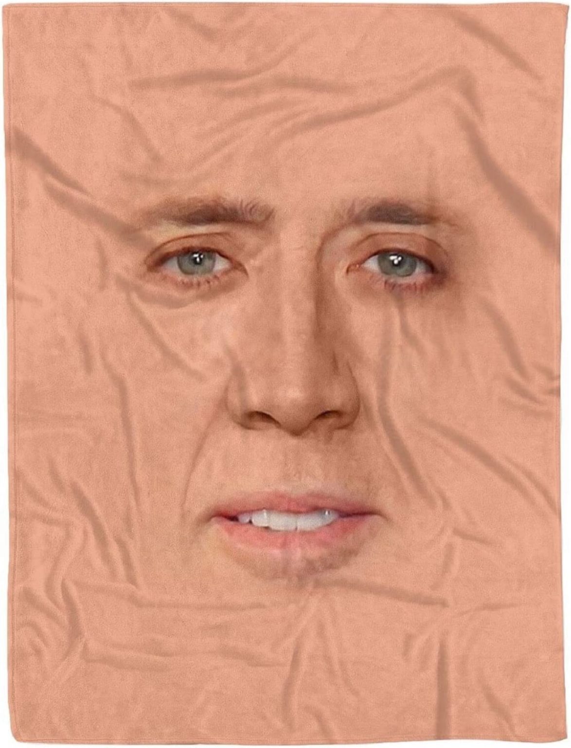 Nicolas Cage's Face Stretched Out Makes for One Disturbing Blanket ...